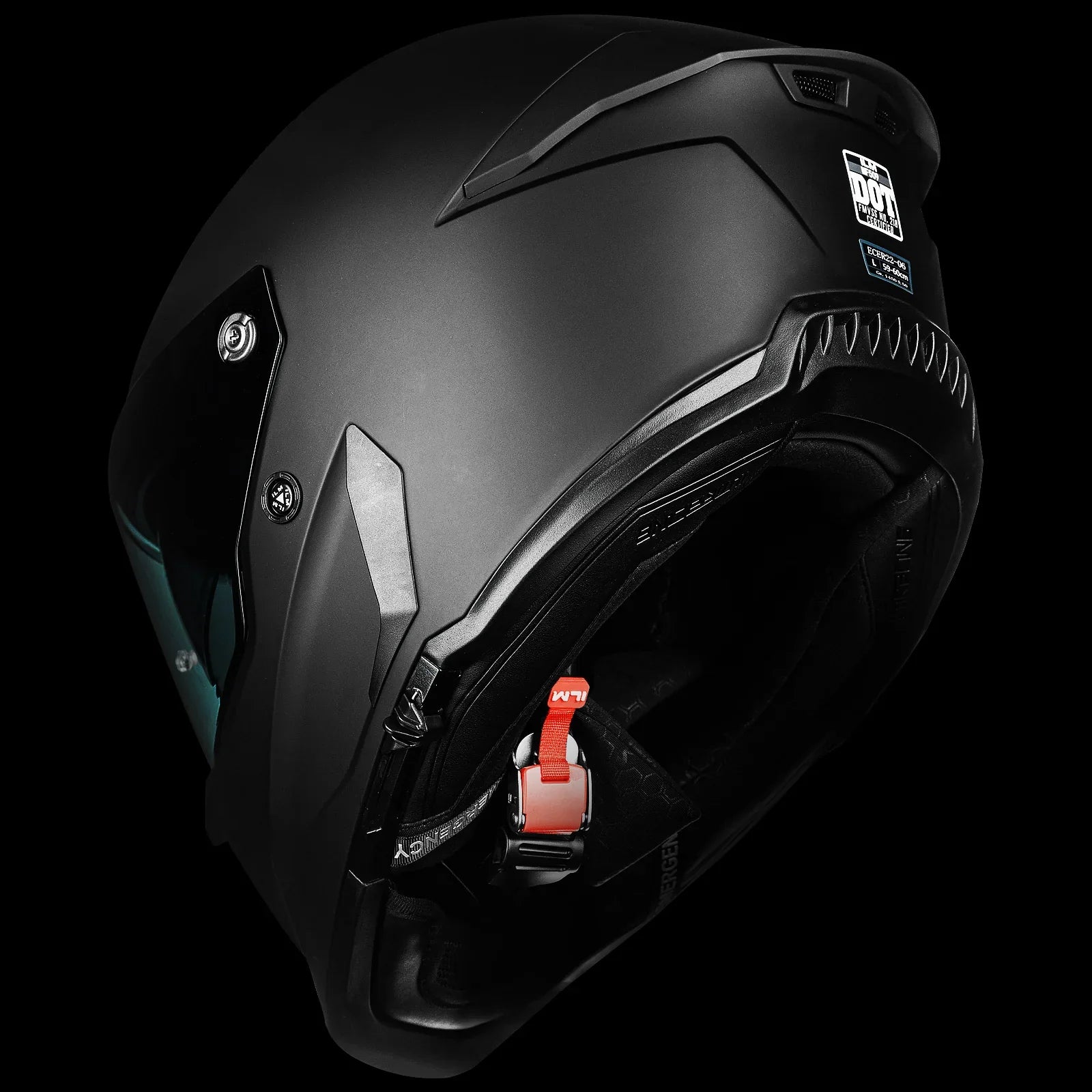 ILM Motorcycle Full Face Helmets DOT ECE Powersports Dual Visor Street